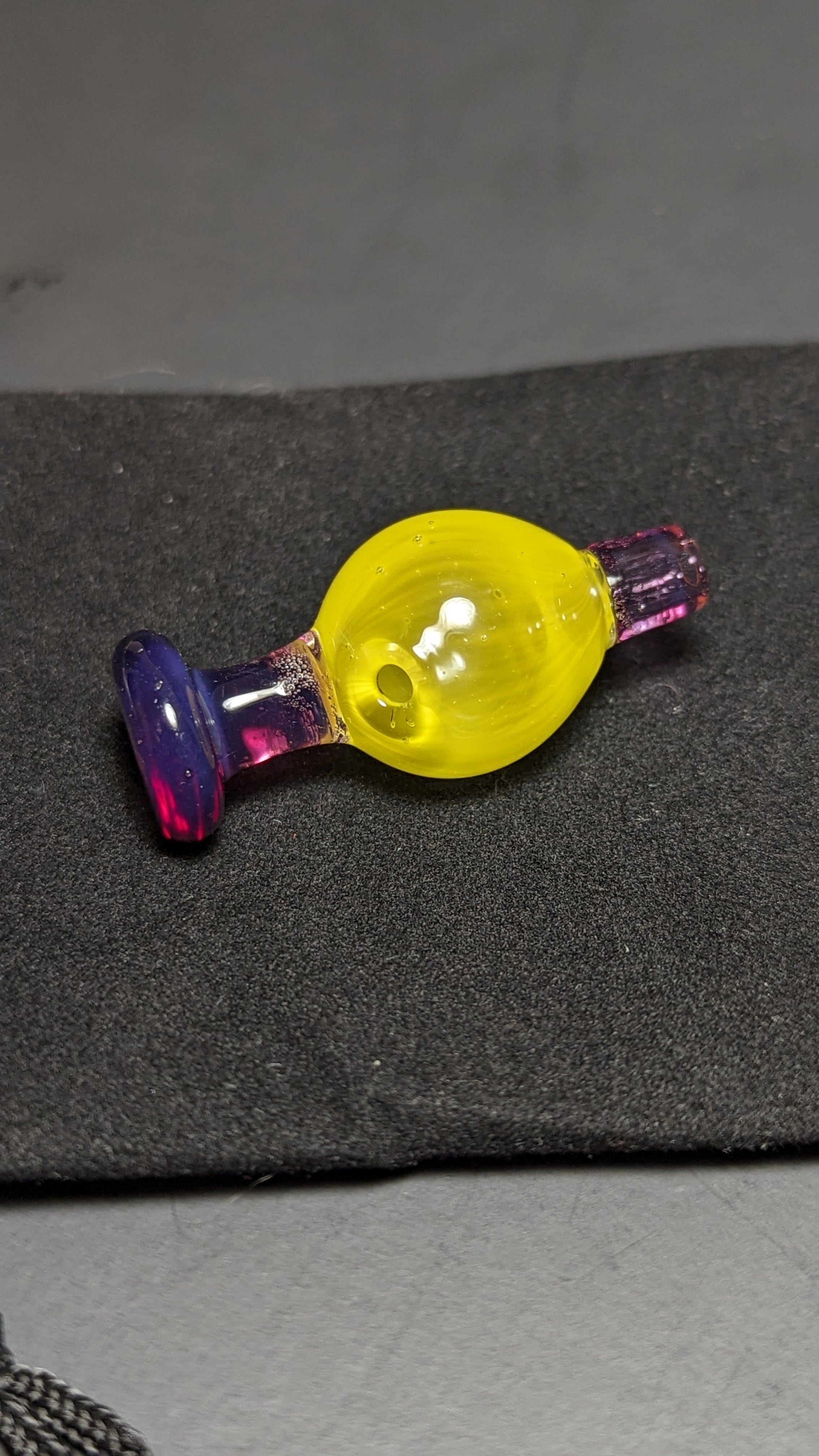 Gold Purple Phoenix/Yellow Crayon bubble cap (Carta/Puffco ...